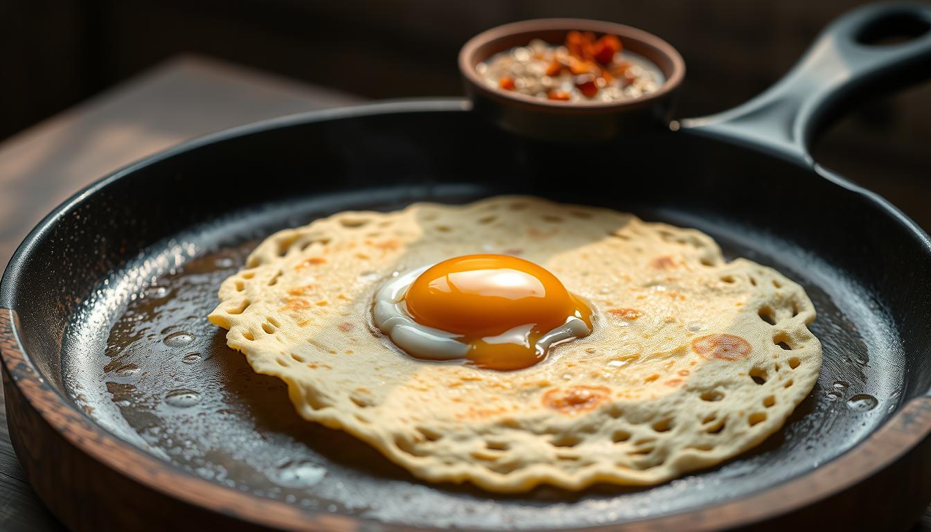 How to make Egg Dosa easy way